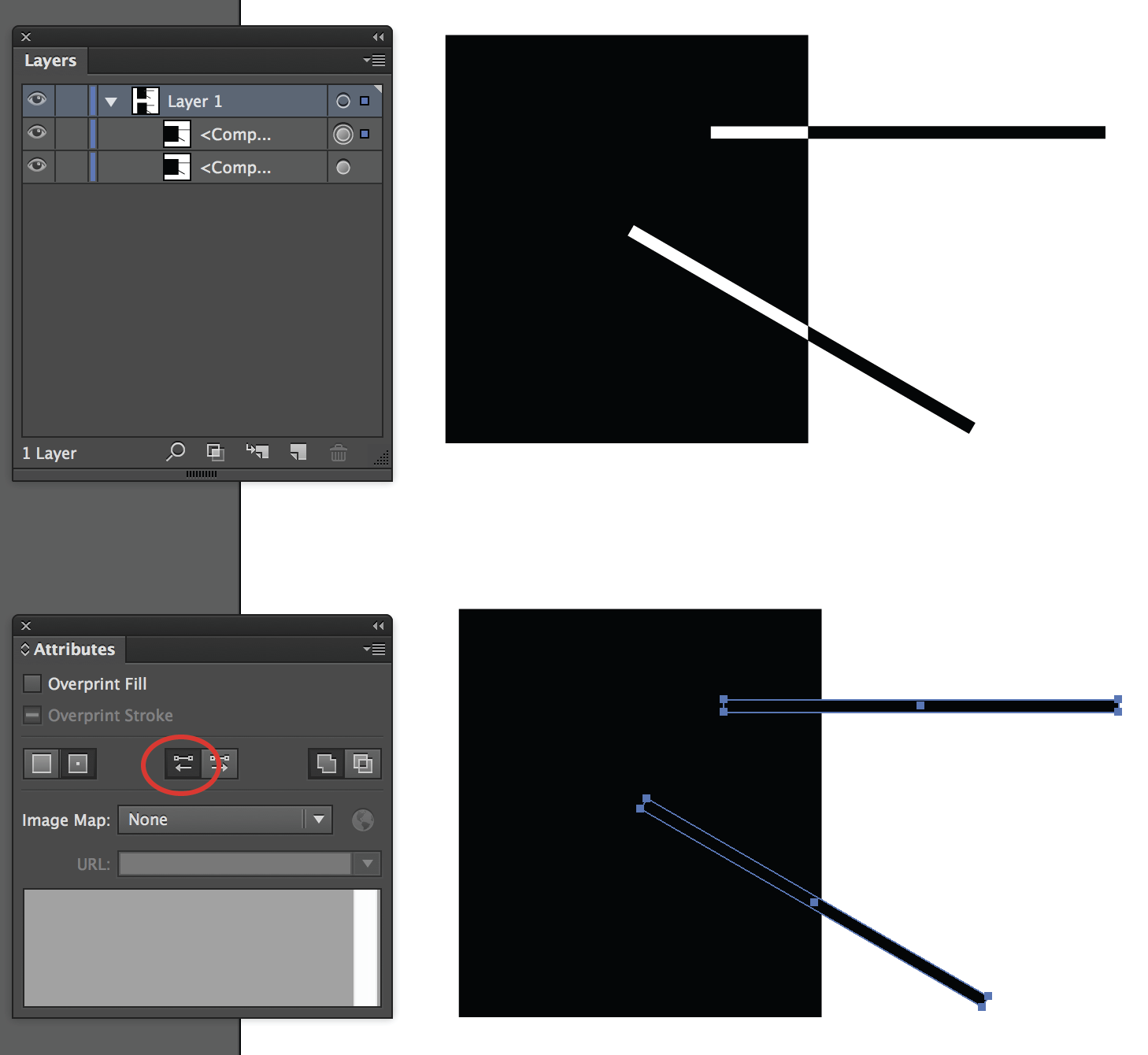Solved Why Does Compound Path Overlaps Items With White Adobe 